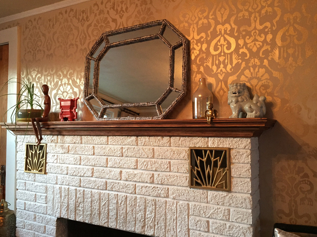 The Herringbone Wall Mirror – E. Crawford Studio